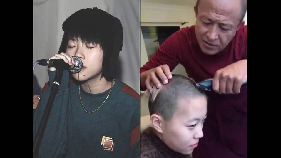 Faye Wong’s daughter Leah Dou shaves her head - 8days
