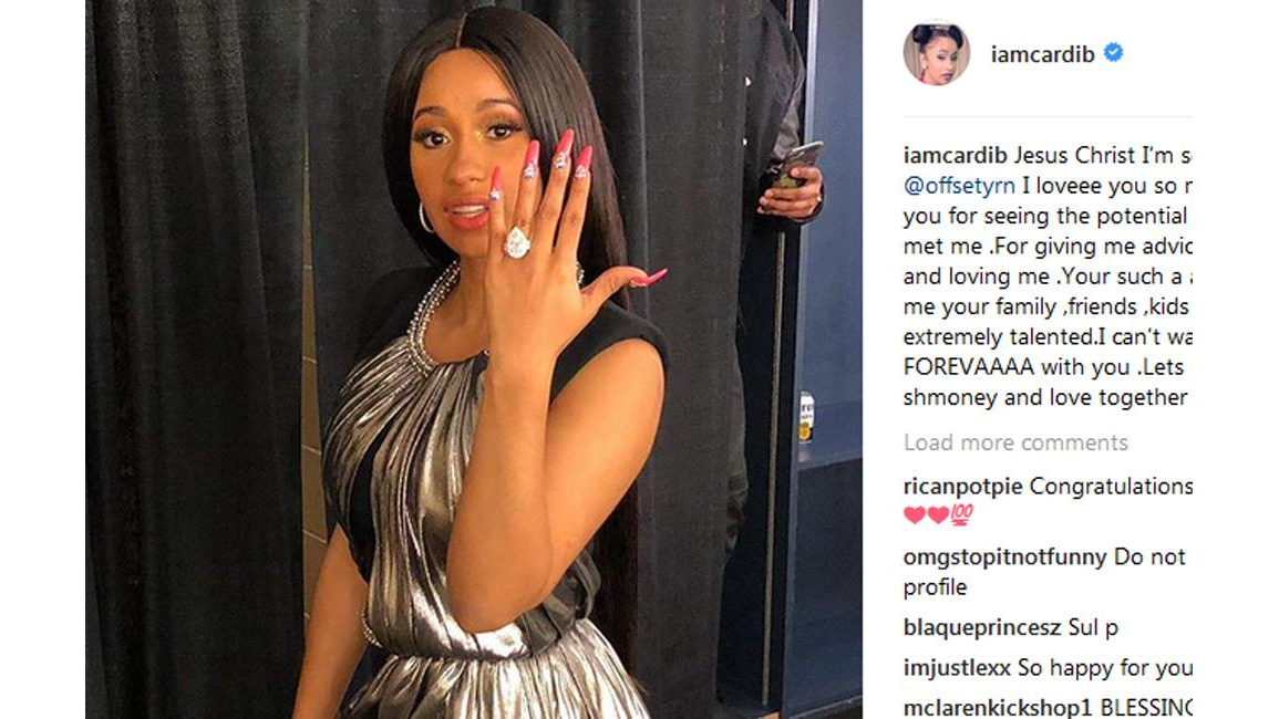 Cardi B's 500k ring - 8 Days