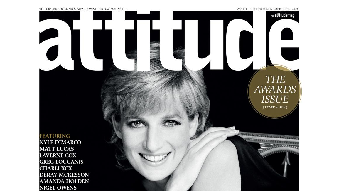 Attitude magazine unveil exclusive cover of the late Princess Diana - 8days