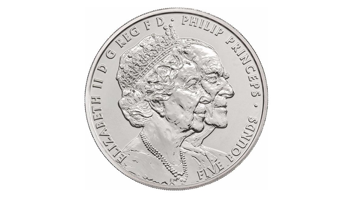 New commemorative coin marks Queen Elizabeth and Prince Philip's 70th ...