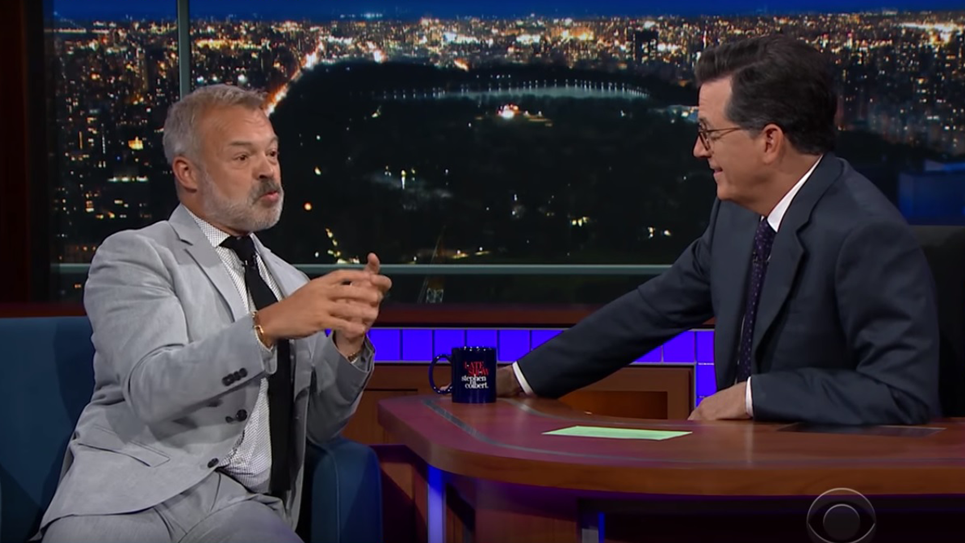 Graham Norton Shares Hosting Tips On 'The Late Show With Stephen ...