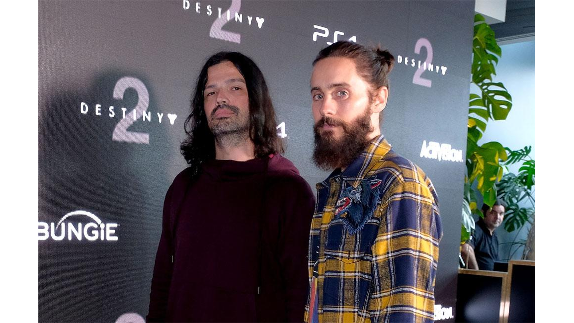 Jared Leto rocks out at Destiny 2 launch - 8days