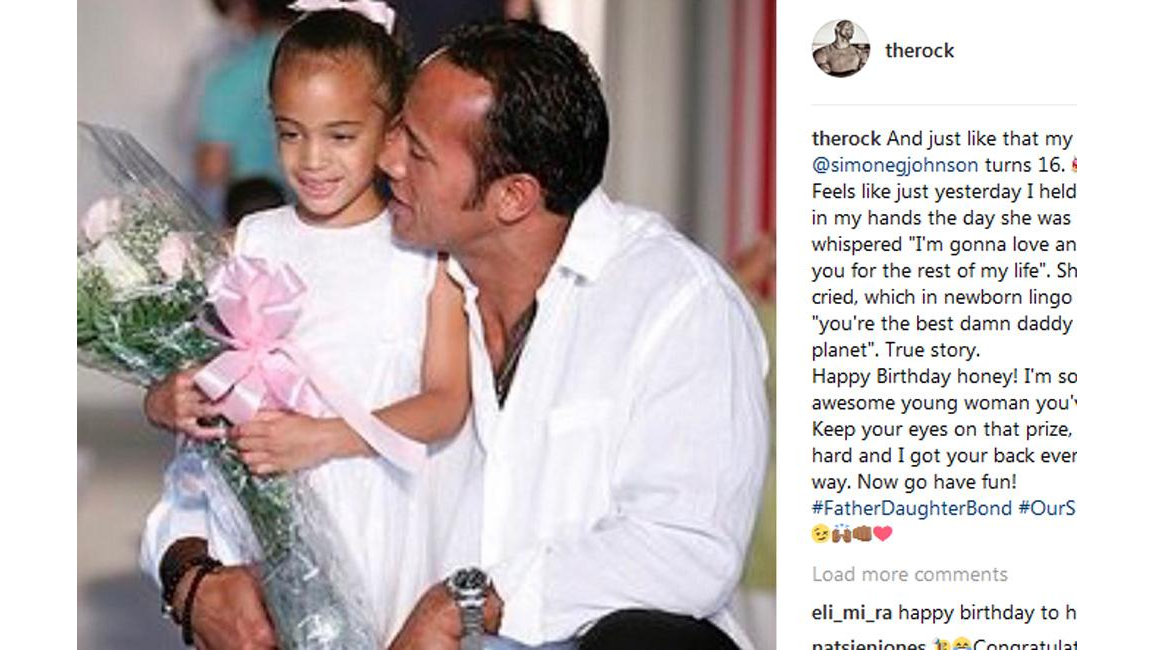 Dwayne Johnson is 'so proud' of his daughter Simone - 8days