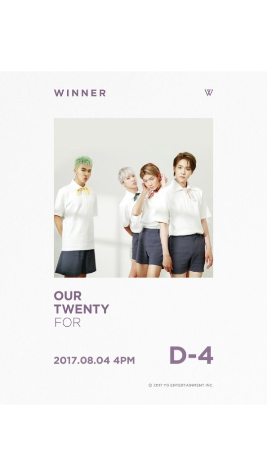 Winner Drops ′Comeback D-4′ Poster for ′Our Twenty For′ - 8days
