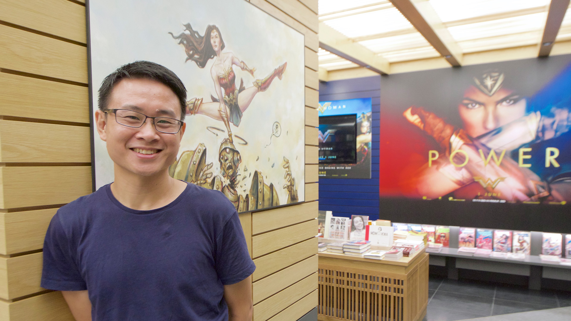 Explore: Sonny Liew’s Wonder Woman illustration at Kinokuniya - 8days