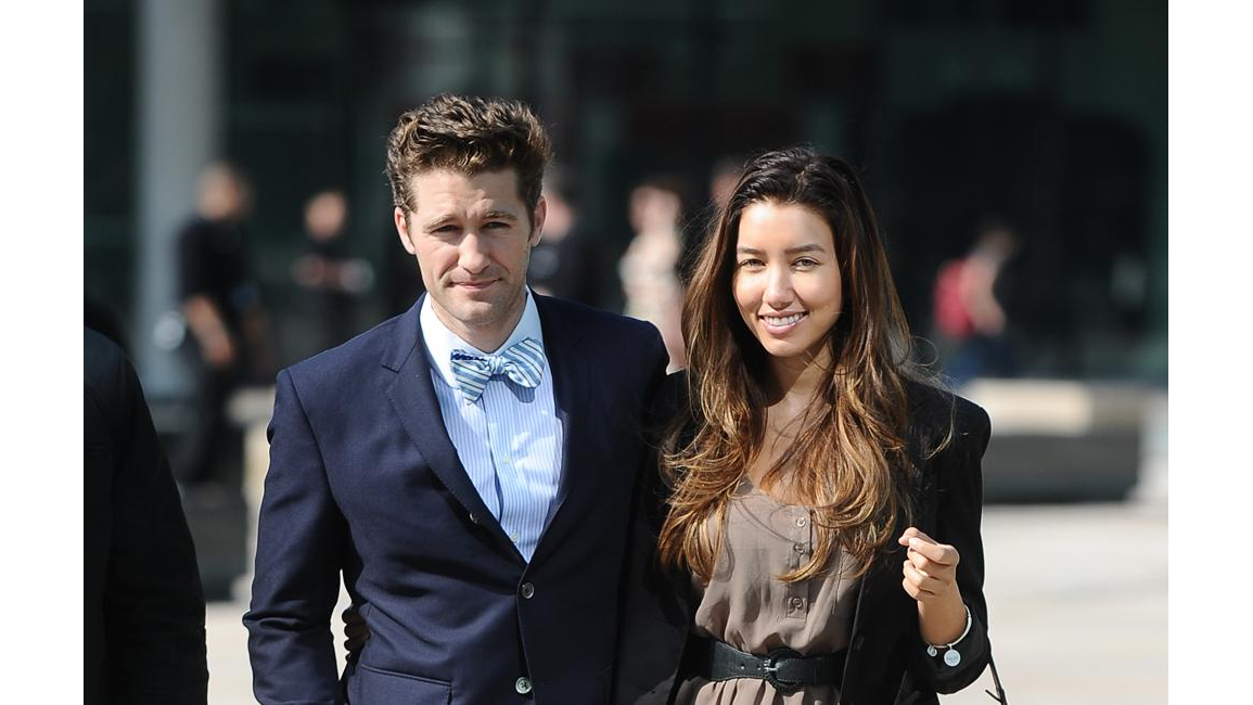 Matthew Morrison and wife Renee are expecting a baby - 8days