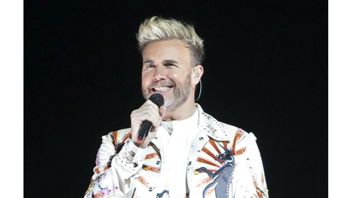Gary Barlow admits his hair is 'departing' - 8days