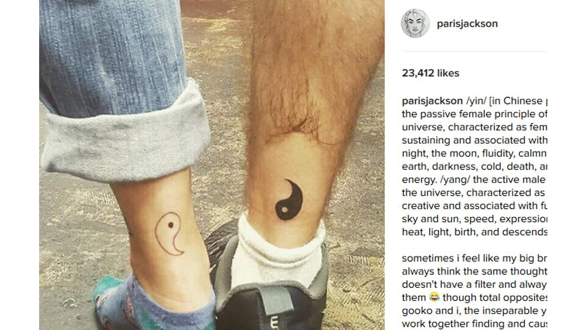 Paris and Prince Jackson get matching tattoos - 8days