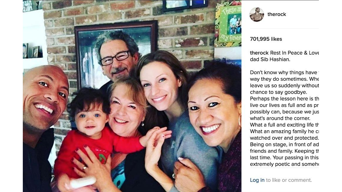 Dwayne Johnson's 'second father' has died - 8days