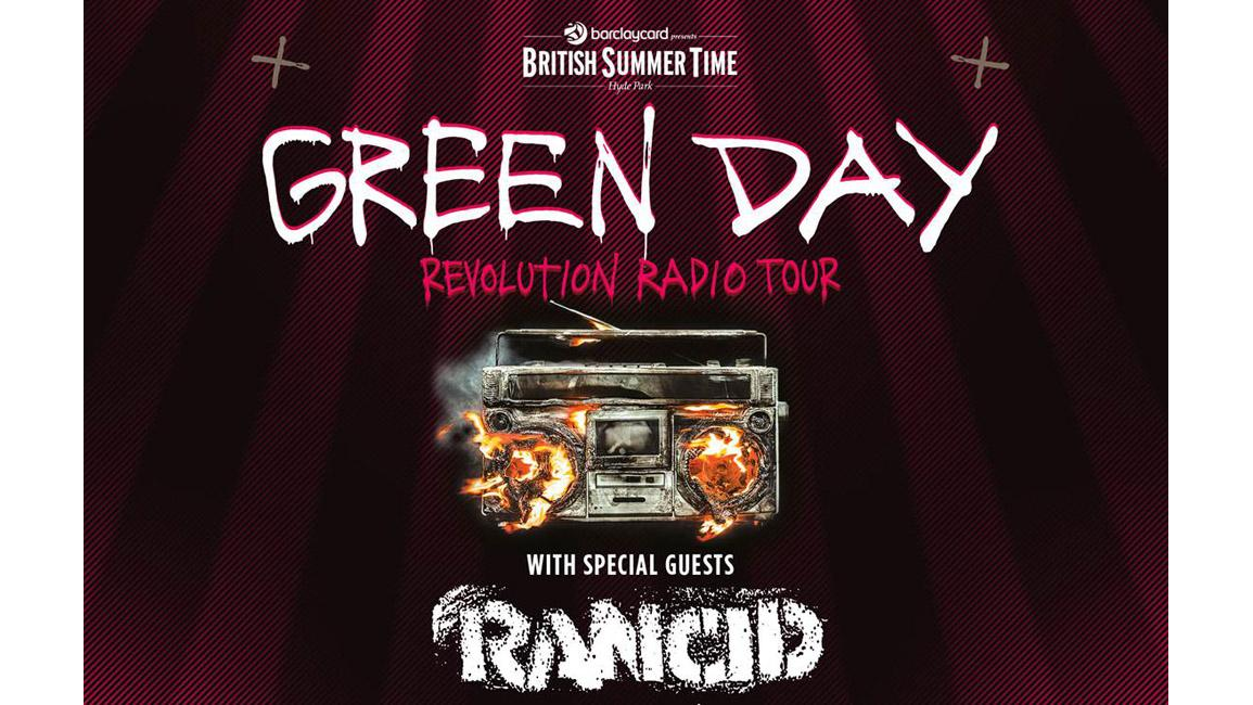Rancid to support Green Day at BST Hyde Park - 8days