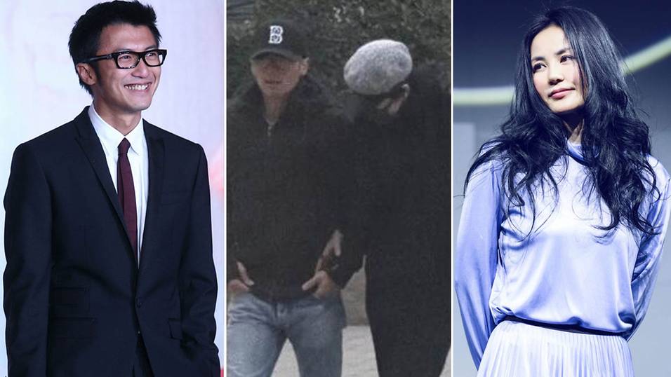 Faye Wong keeps warm while strolling with Nicholas Tse - 8days