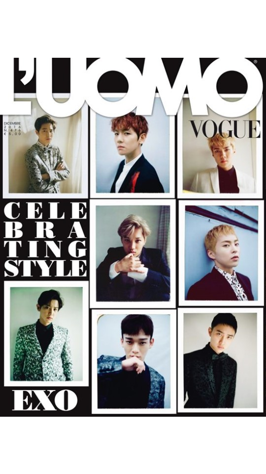 EXO Graces Pages of Italian Magazine ′L′UOMO Vogue′ - 8days