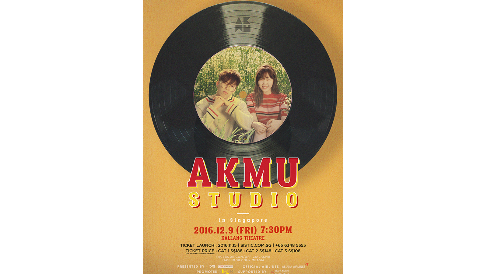 WIN tickets to AKMU STUDIO in Singapore - 8days