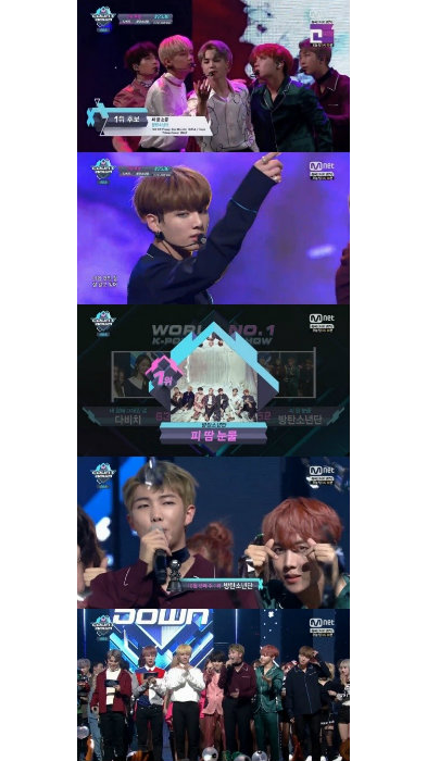 [Video] BTS Wins ′M COUNTDOWN′ Trophy With ′Blood Sweat & Tears′ - 8days