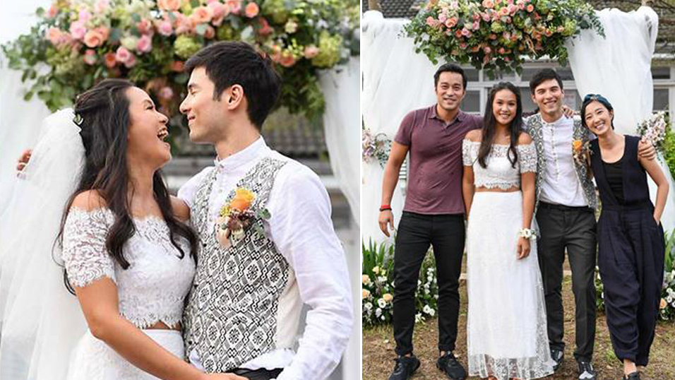 Rhydian Vaughan holds a simple wedding ceremony - 8days