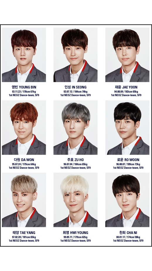 FNC Entertainment′s New Group SF9 Teases of Their Upcoming Debut - 8days