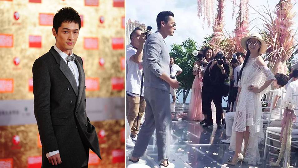 Hu Ge recalls bouquet toss moment at Ruby Lin, Wallace Huo wedding - 8days