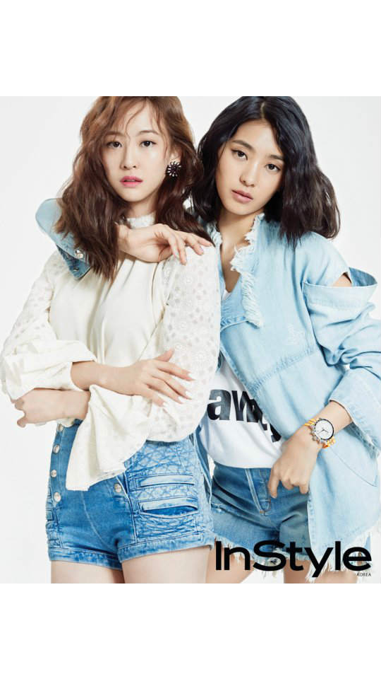 SISTAR′s Bora and Dasom Model Denim Looks for ′InStyle′ - 8days