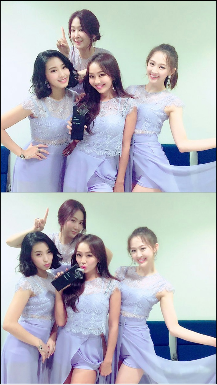 SISTAR Takes Home ′Inkigayo′ Trophy - 8days