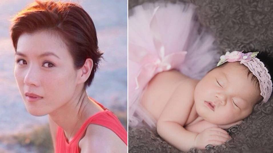 Aimee Chan shares photos of her 1-month-old daughter - 8days