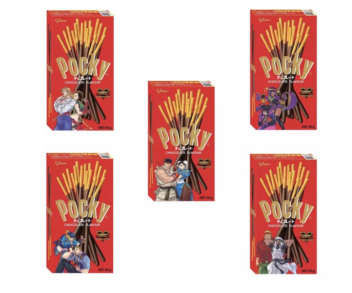 Redmart Now Sells Street Fighter Pocky Box Set With Collectible Cards ...