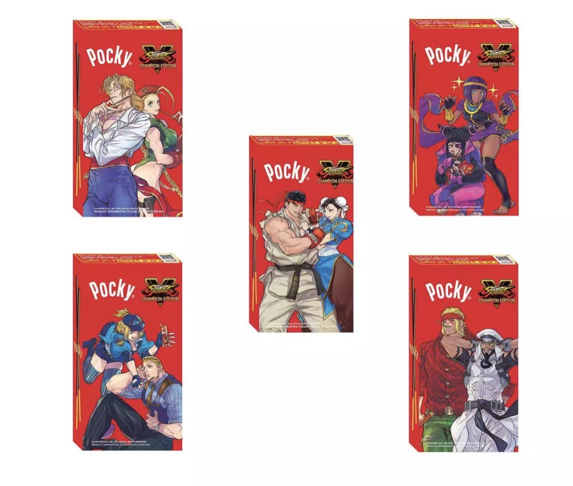 Redmart Now Sells Street Fighter Pocky Box Set With Collectible Cards ...