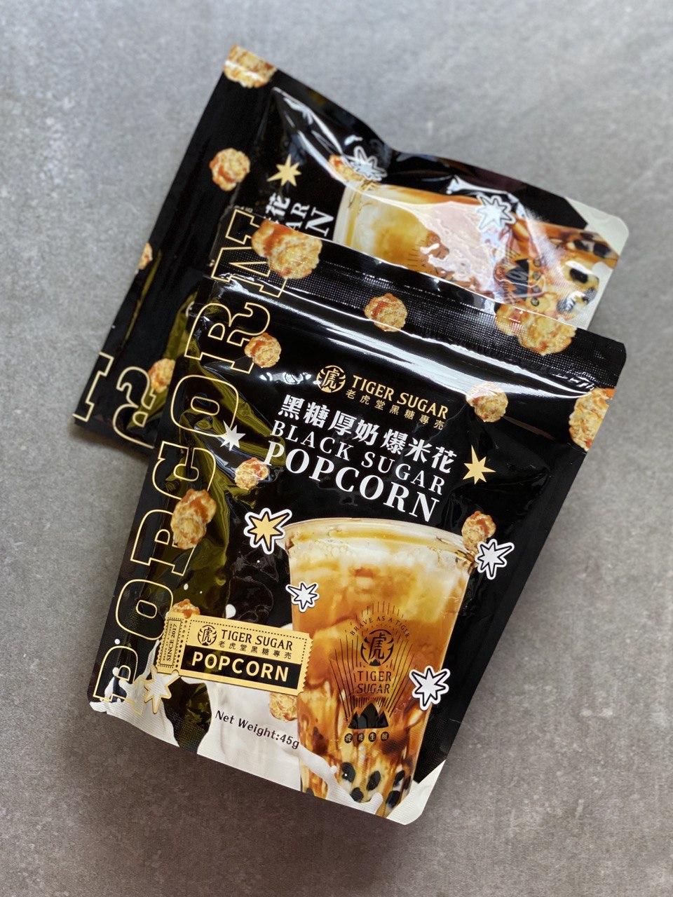 Tiger Sugar Launches Garrett-Like Black Sugar Popcorn - 8 Days