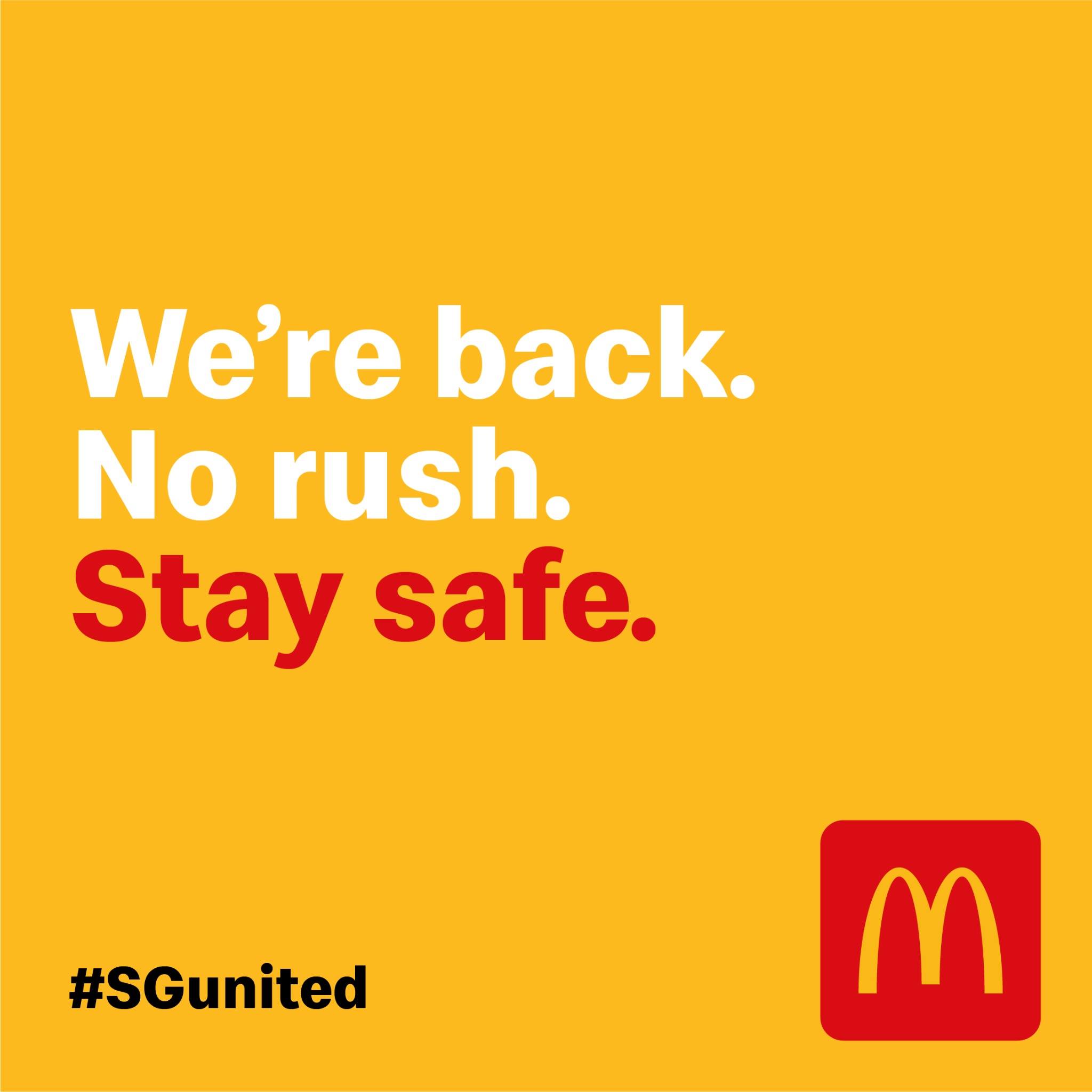 Circuit Breaker: McDonald's Is Reopening Tomorrow - 8 Days