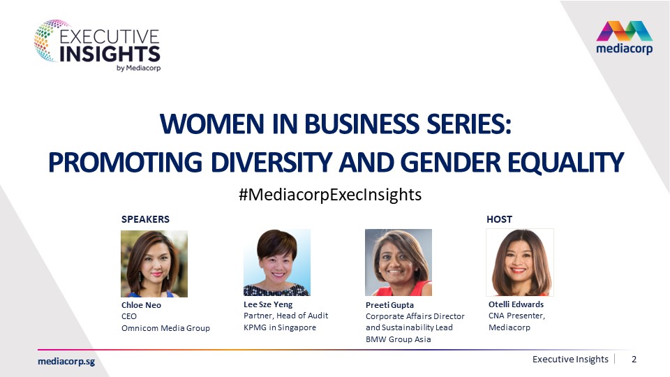 Women in Business series: Promoting diversity and gender equality ...