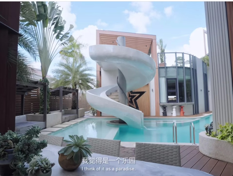 Wu Chun's 10,000 Sq Ft Brunei Home Has A 2-Storey Water Slide - CNA ...