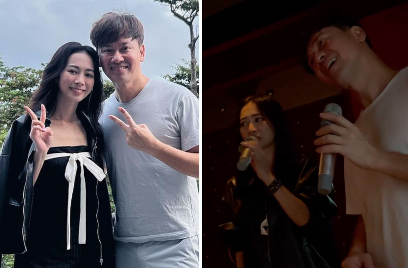 Mediacorp Actress Bonnie Loo Went Karaoke With Taiwanese Ballad Prince Sam Lee - 8days