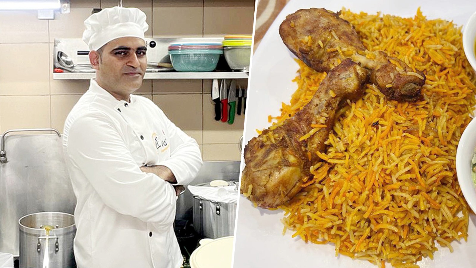 Pakistani Hawker Sells Dum Biryani In Smart Chef’s Uniform At Maxwell ...