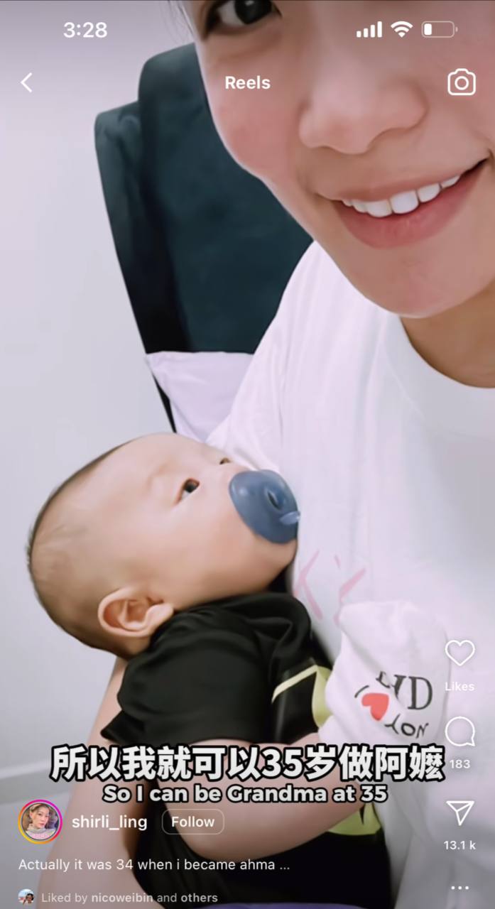 Local influencer Shirli Ling became a grandma at 34 - CNA Lifestyle