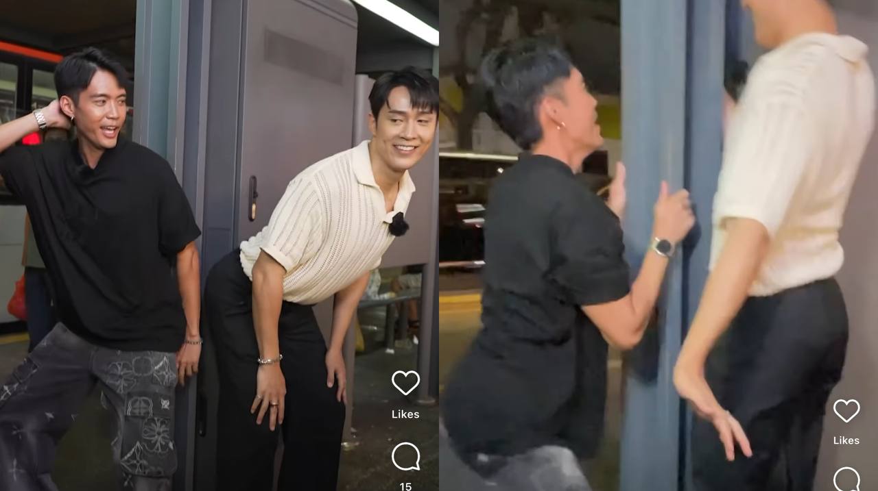 1.9m-tall Tyler Ten subtly height-shames Desmond Ng, who's 1.78m, in ...