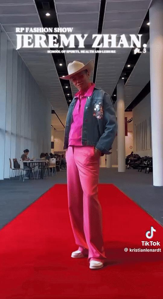 Republic Poly alum turns lecturers into runway models in cool red ...