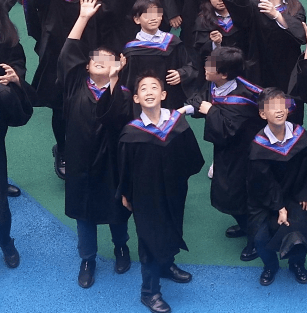 Jordan Chan’s 11-Year-Old Son Graduates From Primary School, Looks ...