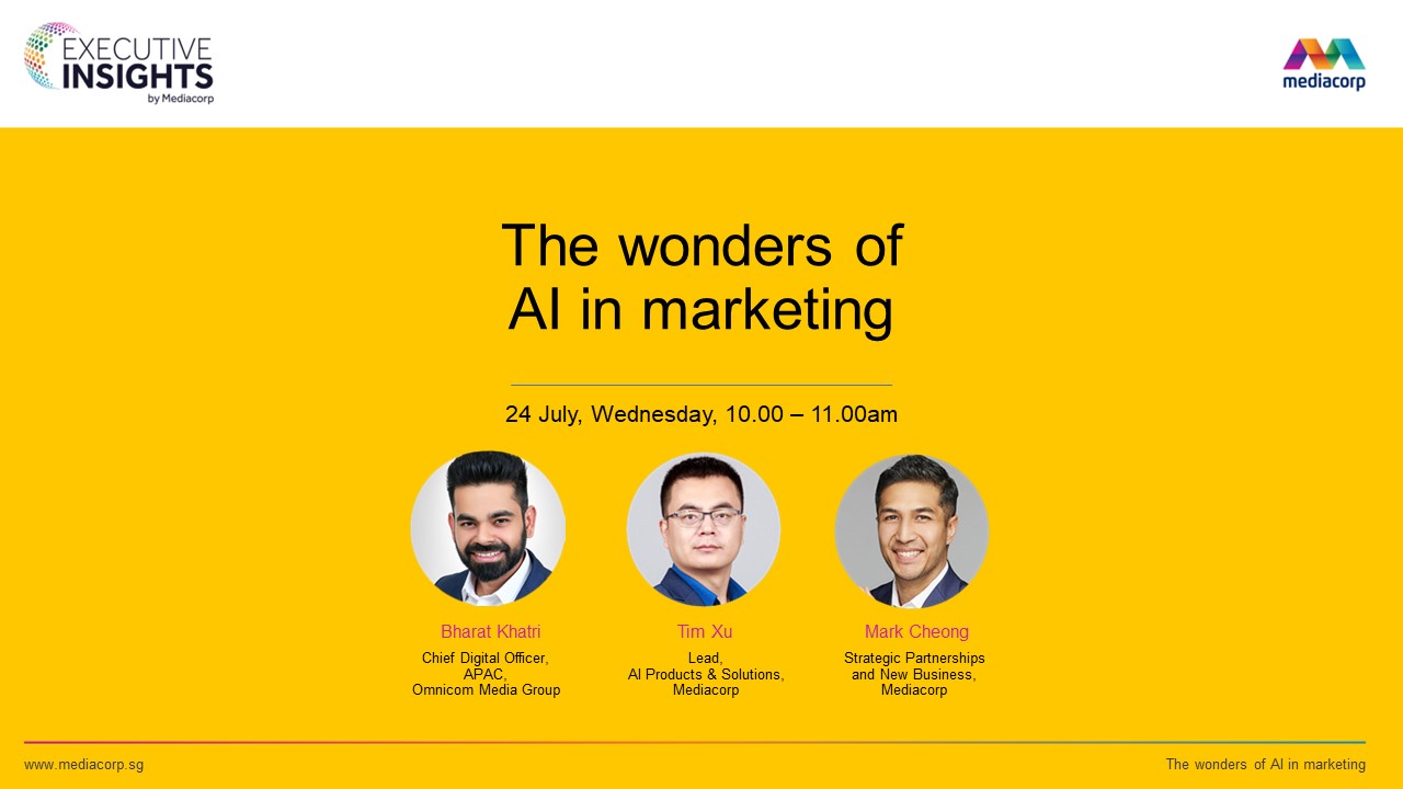 The wonders of AI in marketing - Mediacorp